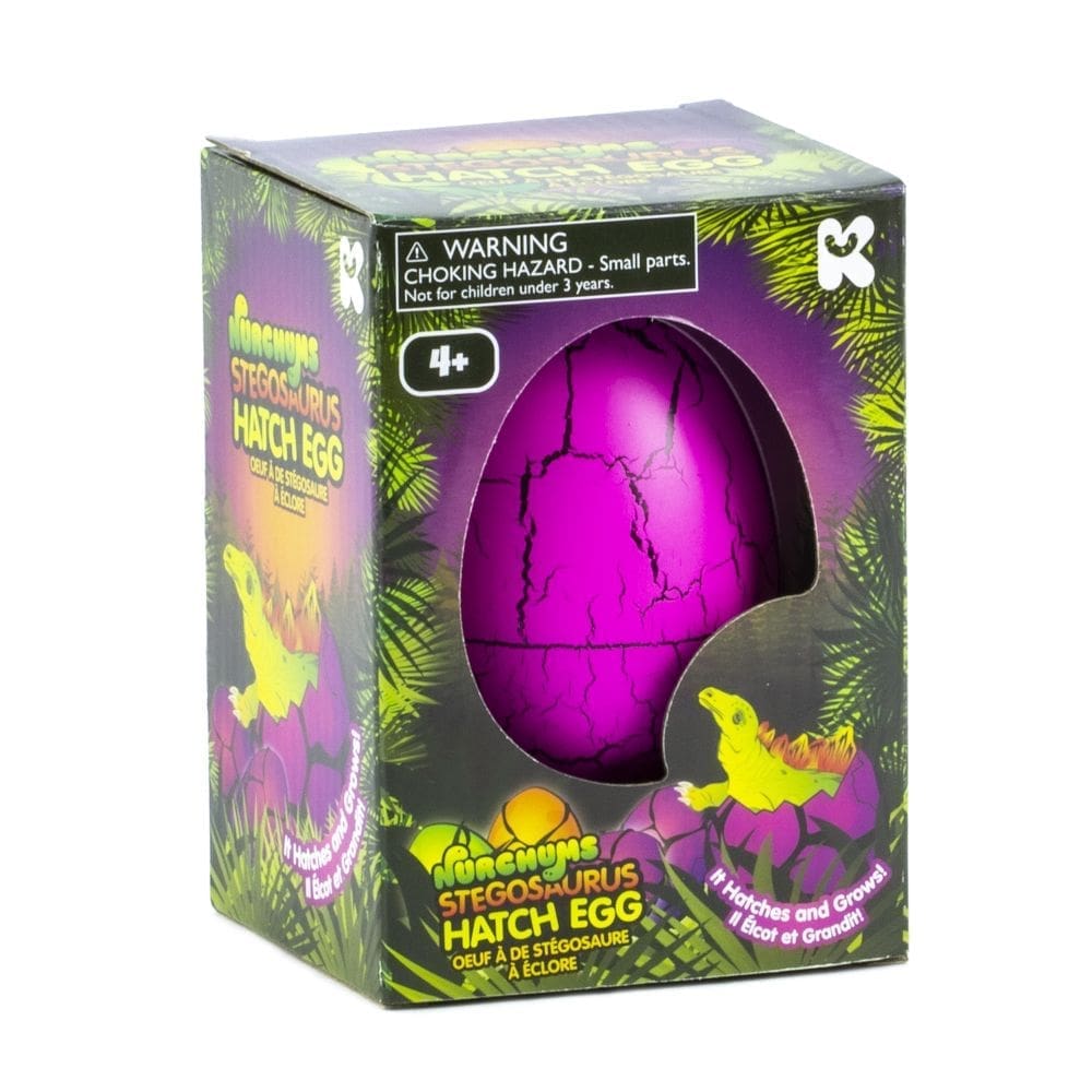 NV275 - Nurchums Large Hatching Egg Stegosaurus | Wild Zoological Park